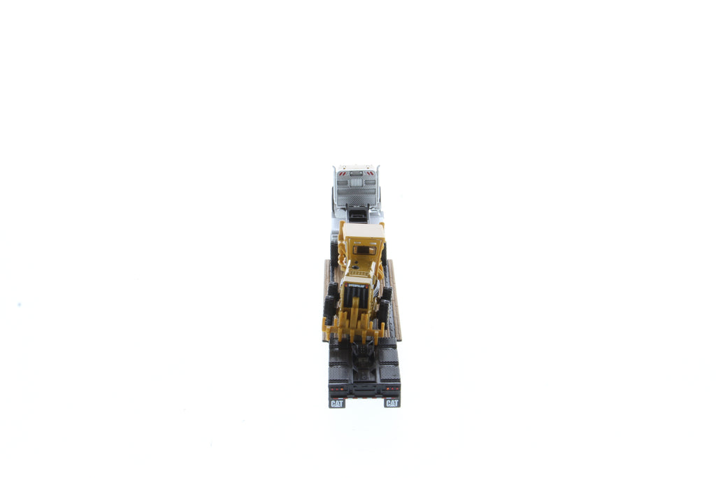 1:87 Cat CT660 Day Cab Tractor with Lowboy Trailer and Cat 163H Motor ...