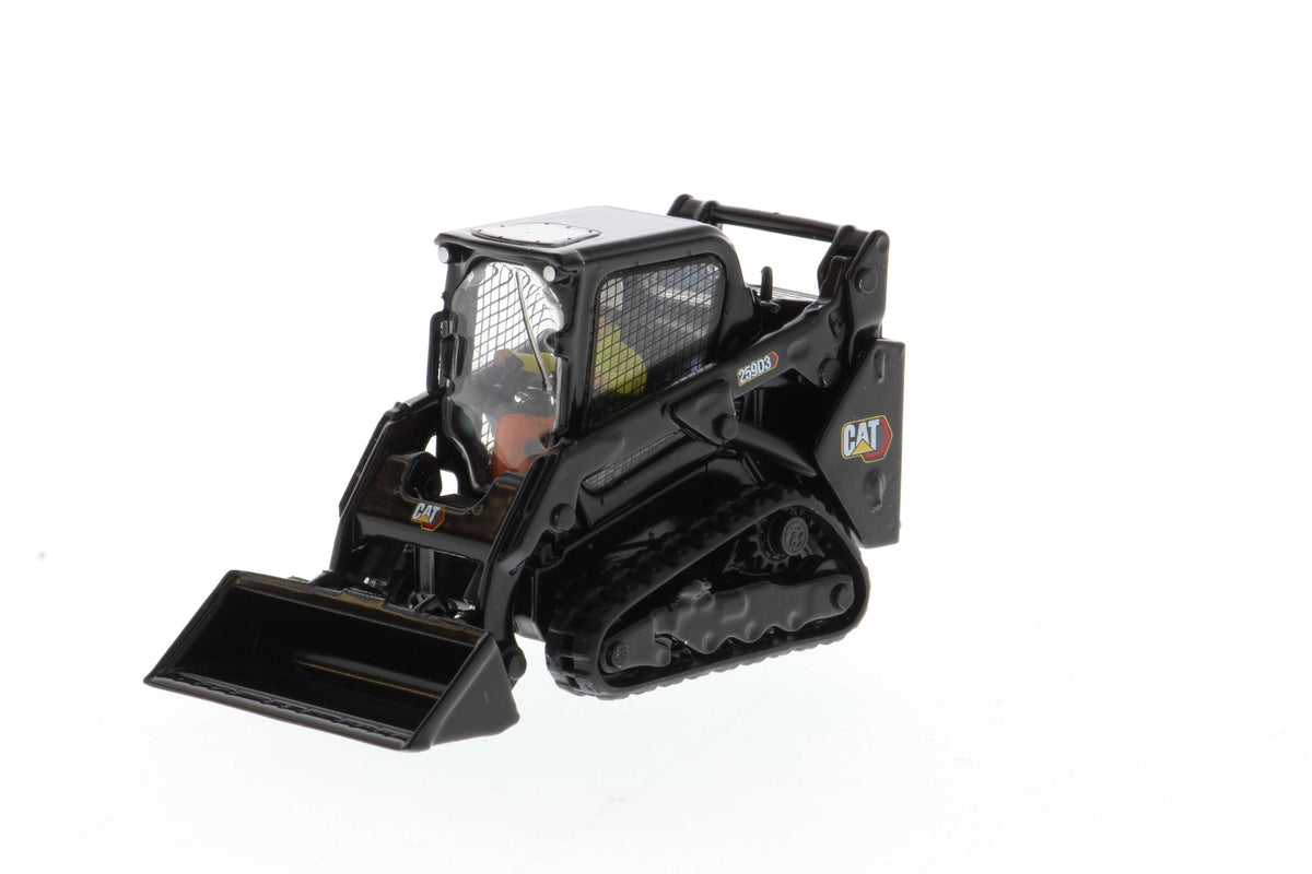 1:50 Cat® 259D3 Compact Track Loader with Attachments & Special Black ...