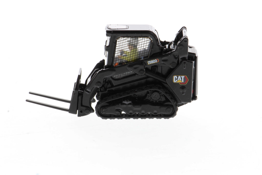 1:50 Cat® 259D3 Compact Track Loader with Attachments & Special Black ...